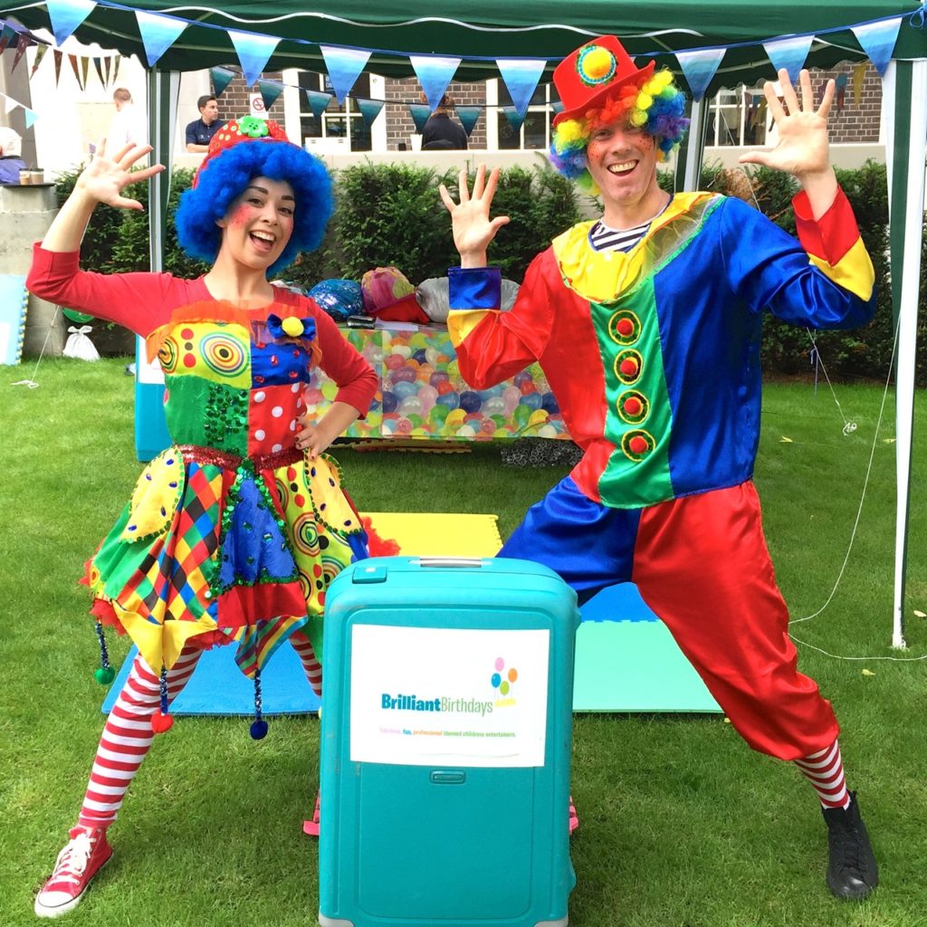 The Clumsy Clown Duo Party - Book Now 07824516586