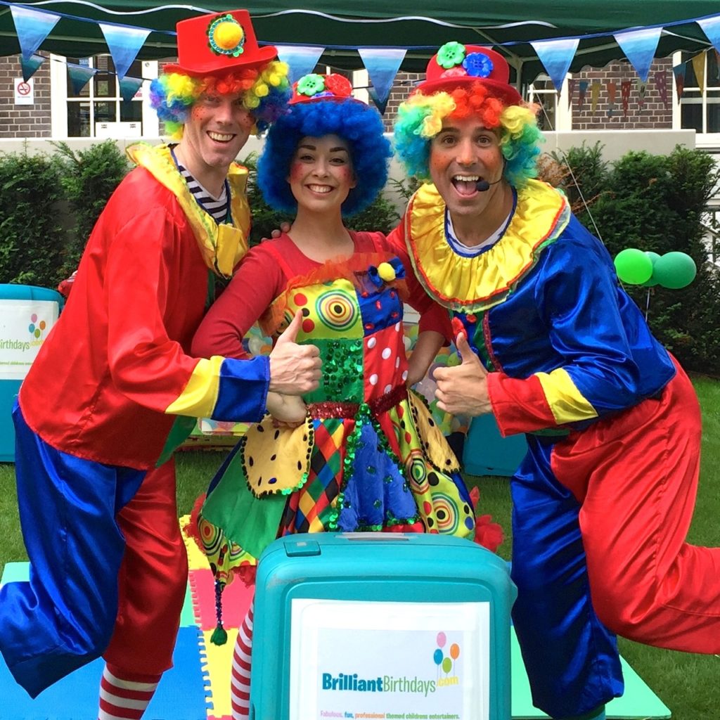 The Clumsy Clown Duo Party - Book Now 07824516586