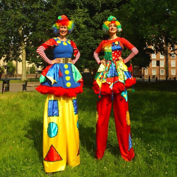 Clumsy Clown Stilt Walker Children’s Themed Party Entertainment London