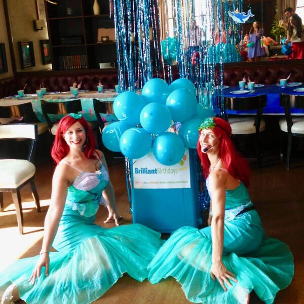 Mermaid Duo Party - Brilliant Birthdays - Book Now 07824516586